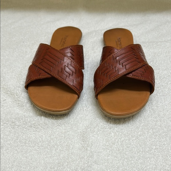 BearPaw | Shoes | Brown Leather Slide Sandals | Poshmark